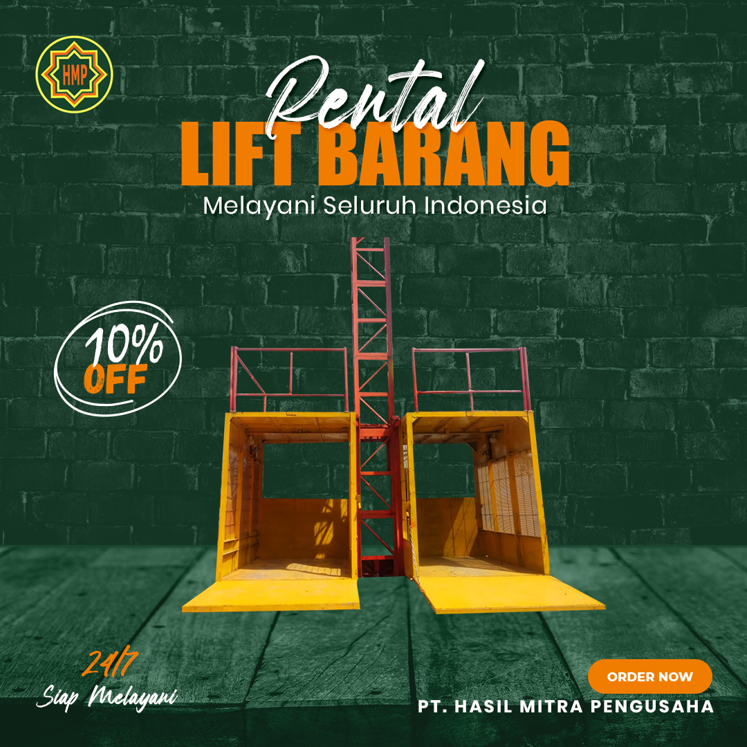 [RESMI] Sewa Lift Barang 1-4 Ton SURABAYA, Jawa Timur