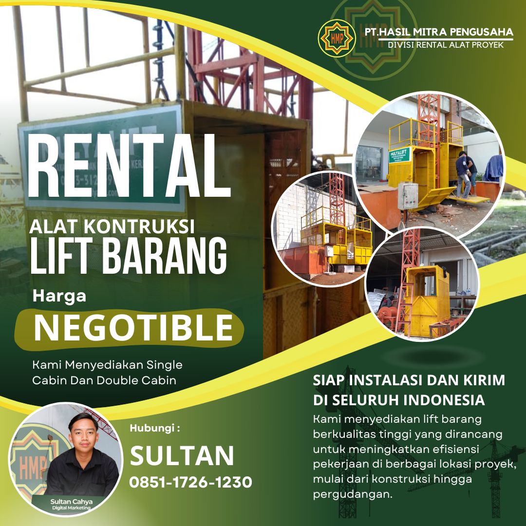 Sewa Lift Barang | Sewa Lift Proyek | Lift Proyek | Lift Barang ...